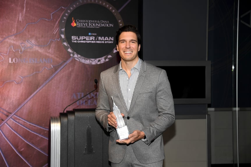 Celebrating our Super/Man at the Empire State Building